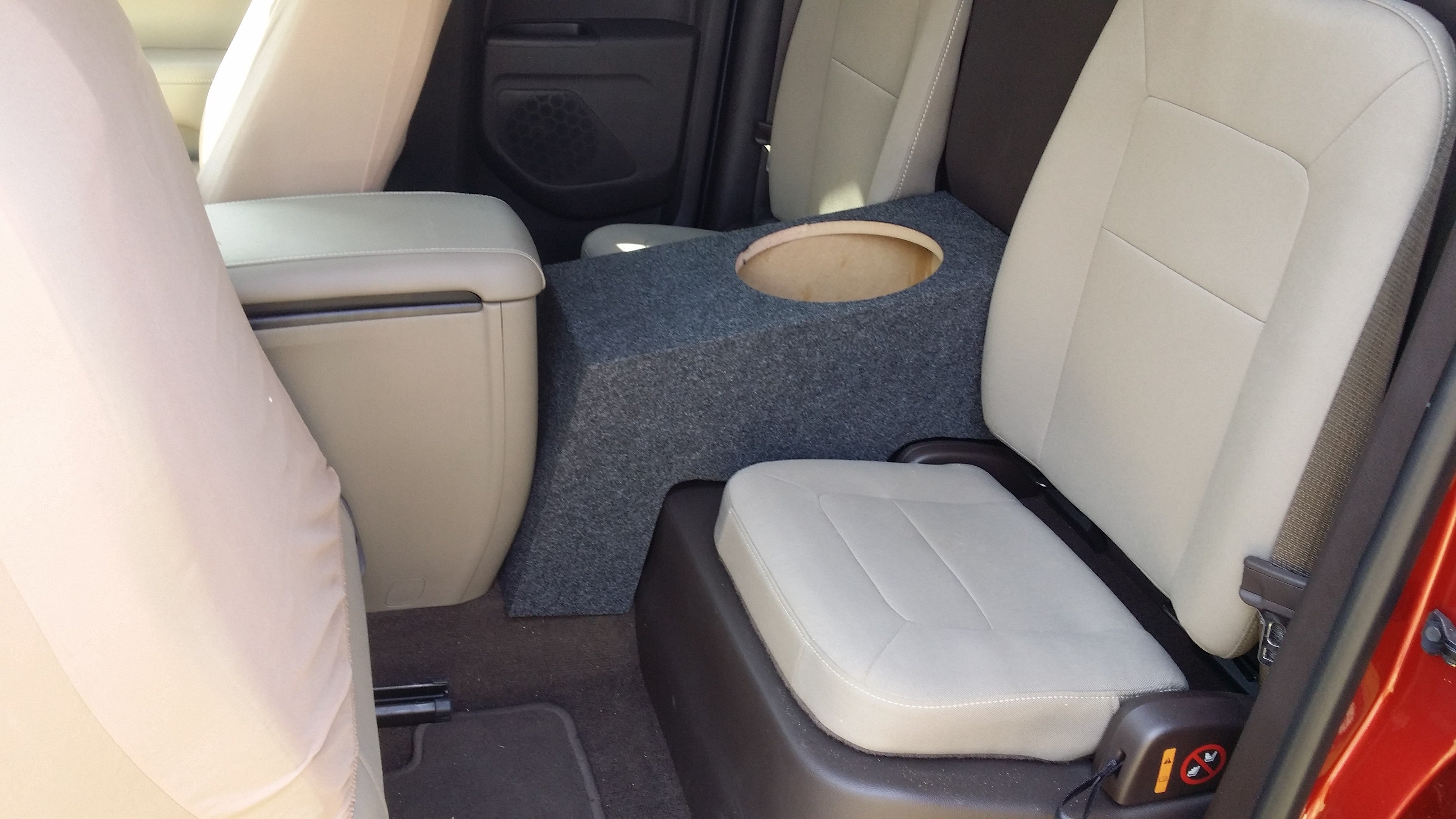 Chevy Colorado - GMC Canyon 2015-2022 Extended Cab Subwoofer Box – The ...