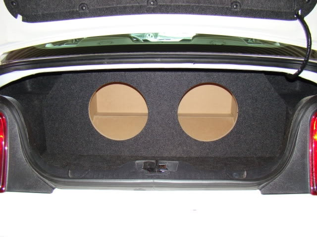 Ford Mustang Single / Dual Subwoofer Box, Speaker Box, Sub box ...