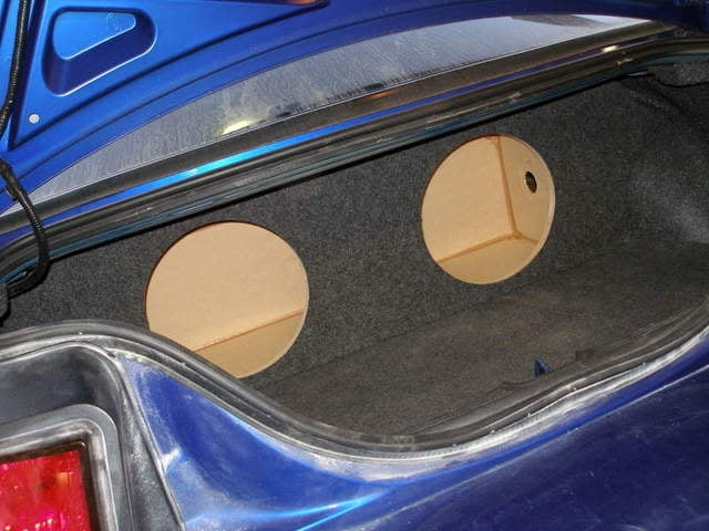 Ford Mustang Single / Dual Subwoofer Box, Speaker Box, Sub box ...